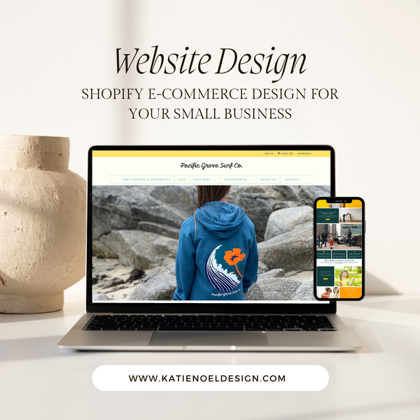 Shopify Website Design: Professional Package - Katie Noel Design